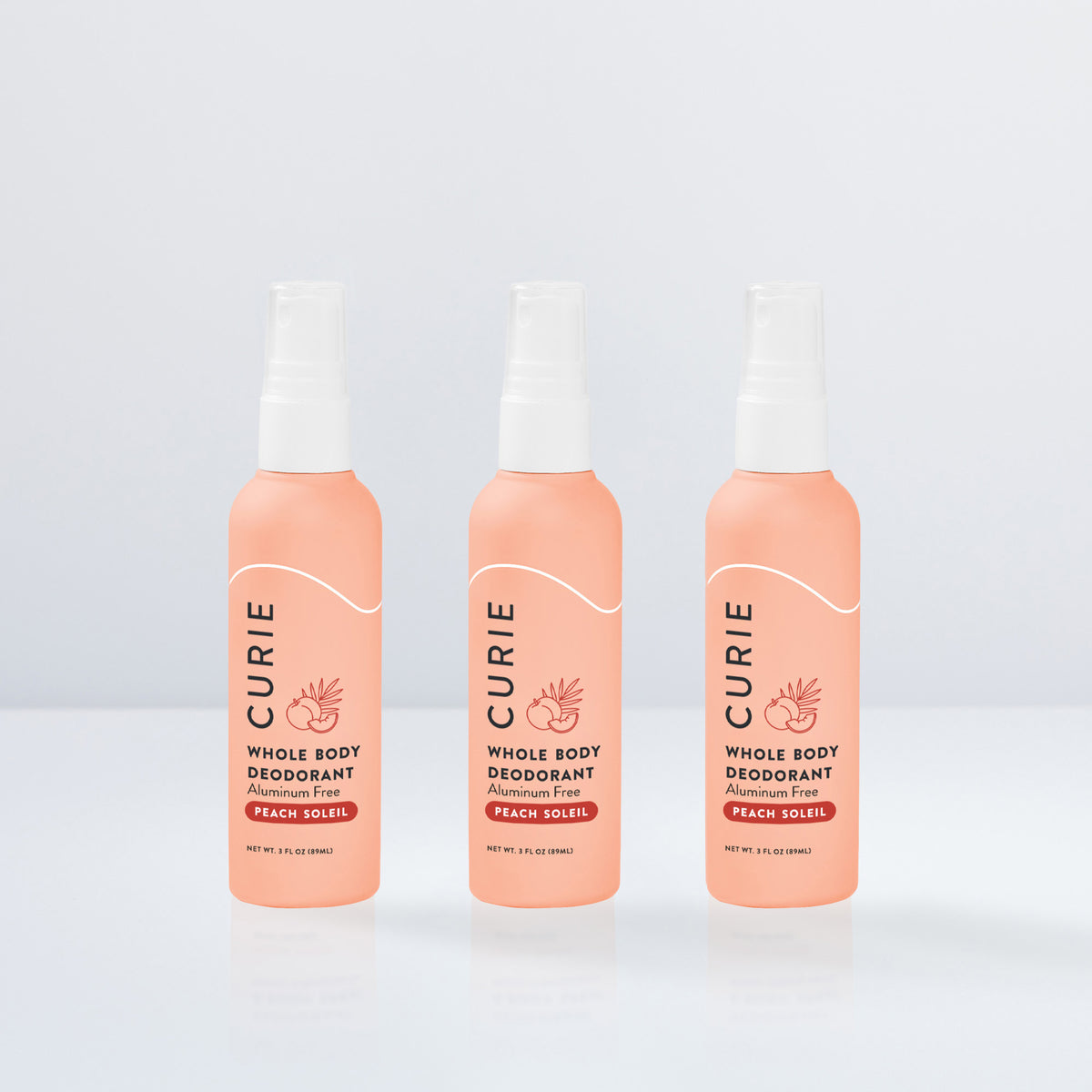 Whole Body Deodorant Spray 3-Pack – Curie