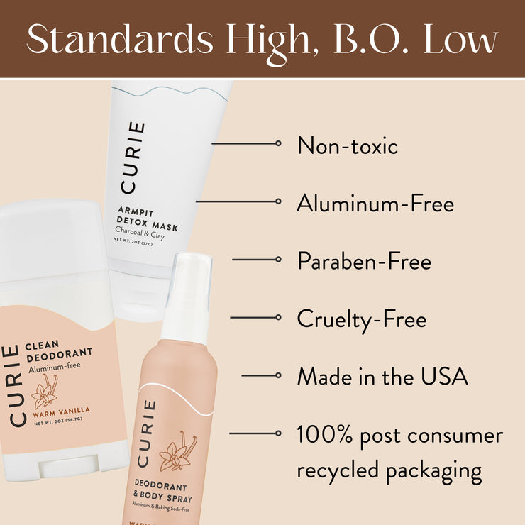 Shark Tank Deodorant—The Better Body Basics by Curie